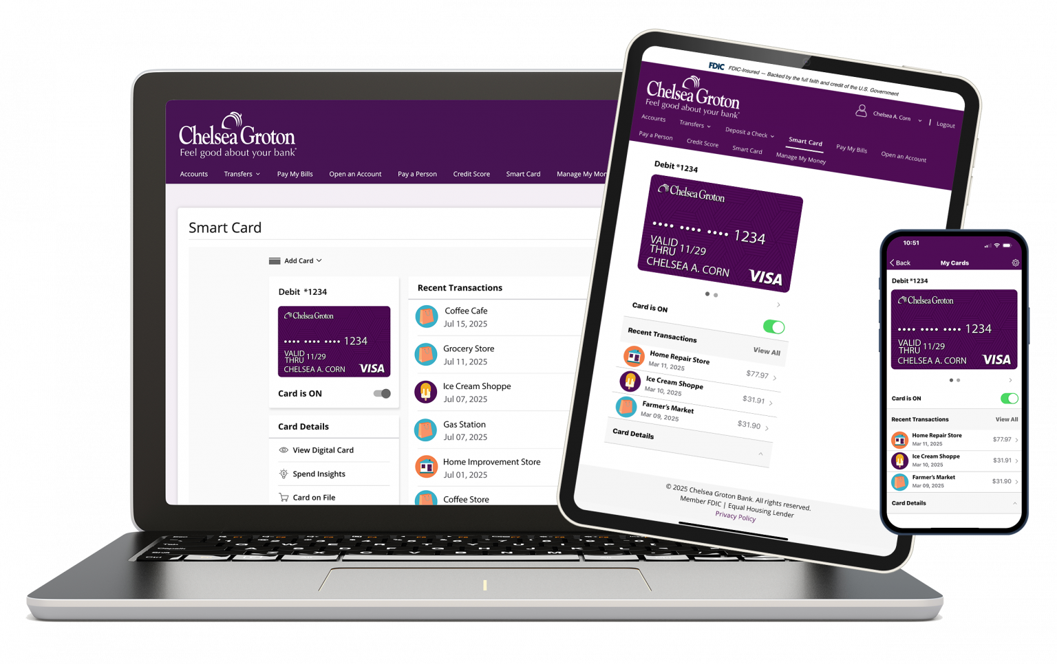 Smart Card | Chelsea Groton Bank